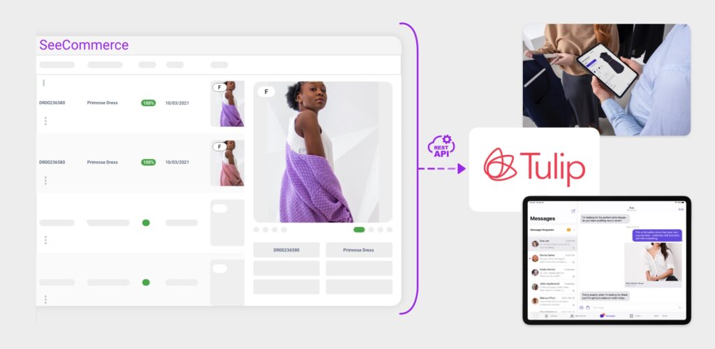 New SeeCommerce connector for Tulip, omni-channel solutions for retail.